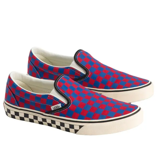 VANS Classic Slip-on Checkerboard 'red Blue - Red/blue