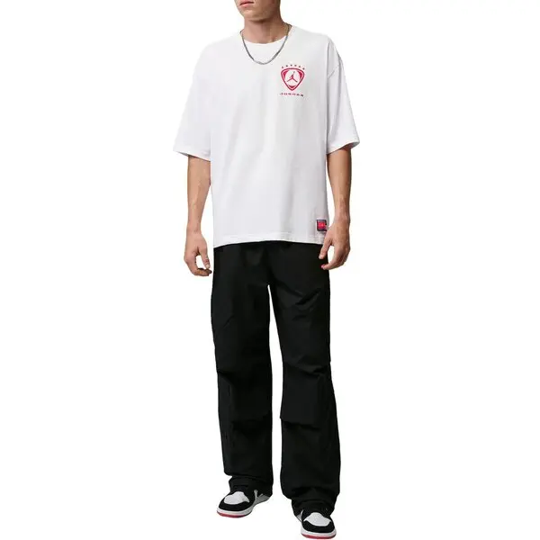JORDAN Brooklyn T-shirt 'white University Blue