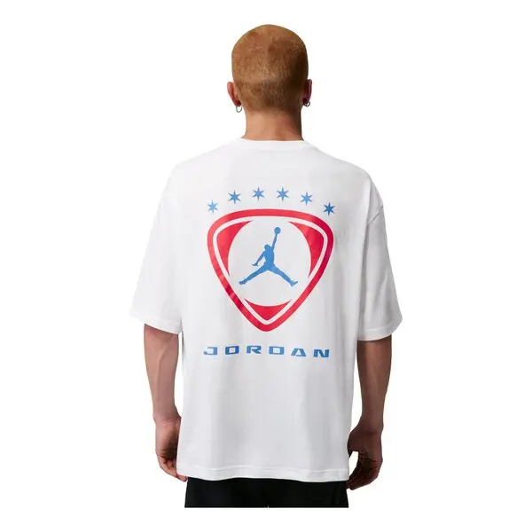 JORDAN Brooklyn T-shirt 'white University Blue
