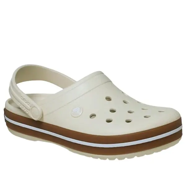 CROCS Crocband Gum Clog - White