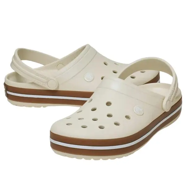 CROCS Crocband Gum Clog - White