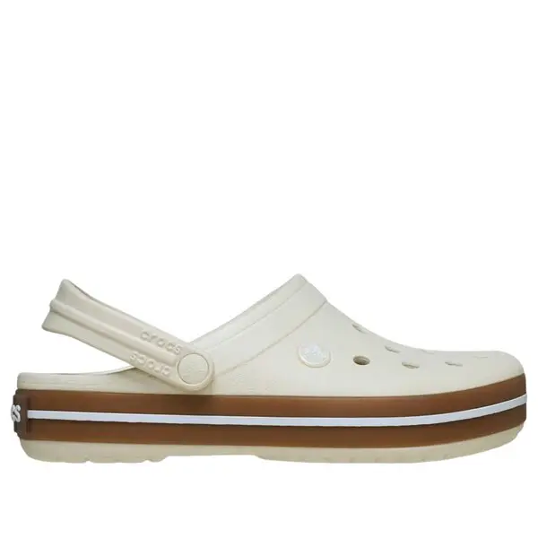 CROCS Crocband Gum Clog - White