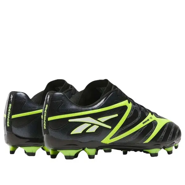 REEBOK Sidewinder 26 League Fg Athletic Cleats - Black Digital Lime