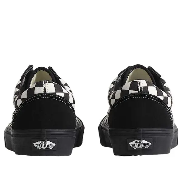 VANS Old Skool Black Checkboard Sneakers - Black/white