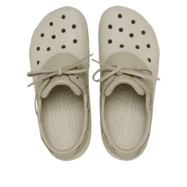 CROCS Classic Boat Shoe - Bone Moth