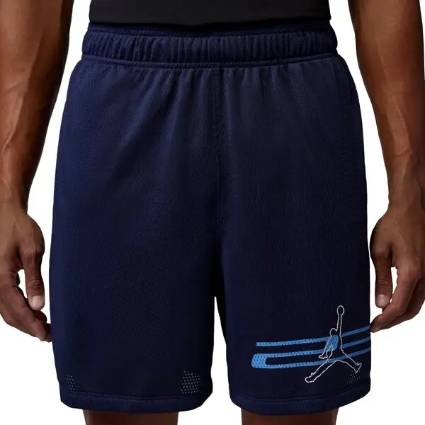 JORDAN Dri-fit Mesh Graphic Shorts - Midnight Navy