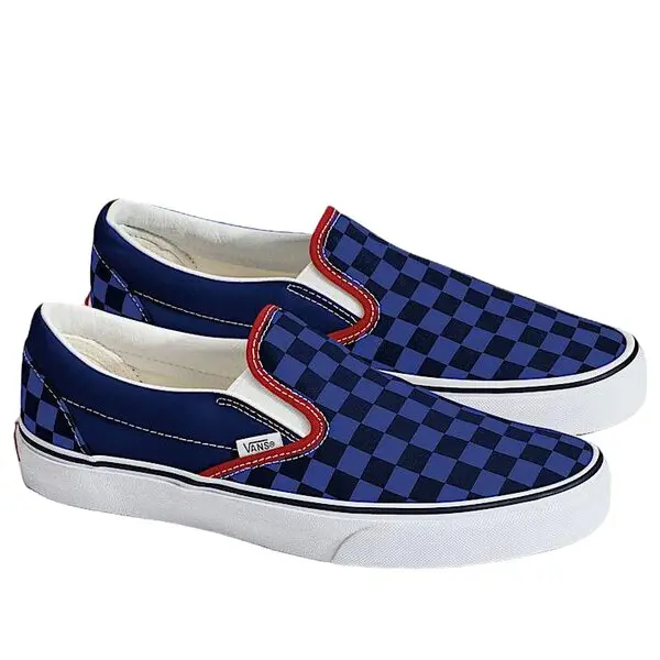 VANS Classic Slip-on Checkerboard 'navy Blue - Navy/blue