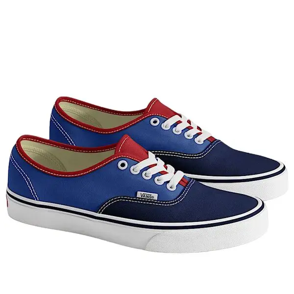 VANS Authentic Sneakers - Navy/blue/white