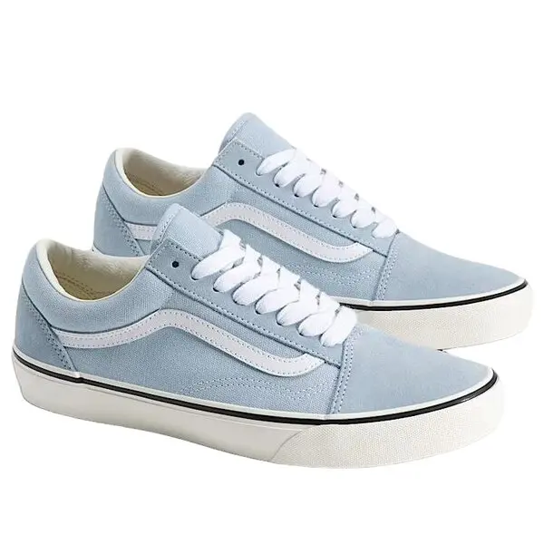 VANS Old Skool Lace-up Sneakers - Blue/white