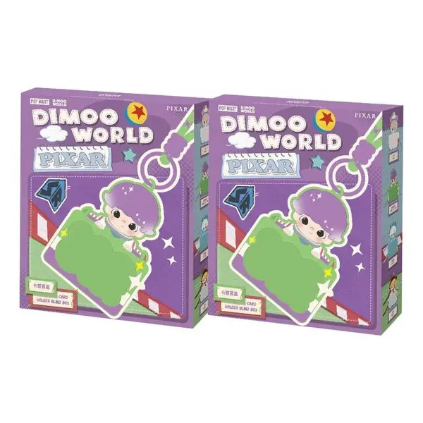 POP MART Dimoo World X Pixar Series Card Holder Sealed Case - Multi-color