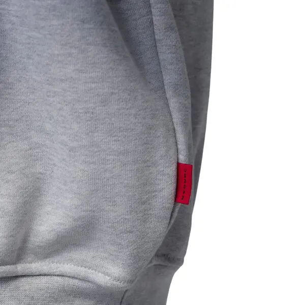 JORDAN Flight Fleece Oversized Hoodie - Grey Heather