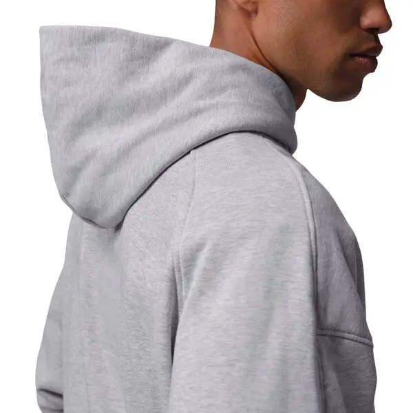 JORDAN Flight Fleece Oversized Hoodie - Grey Heather