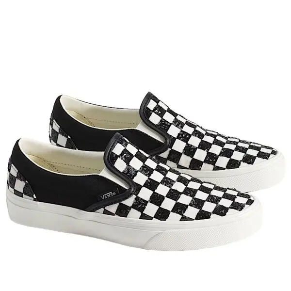 VANS Classic Slip-on Checkerboard 'white Black - White/black