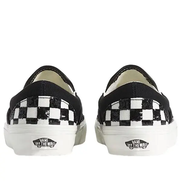 VANS Classic Slip-on Checkerboard 'white Black - White/black
