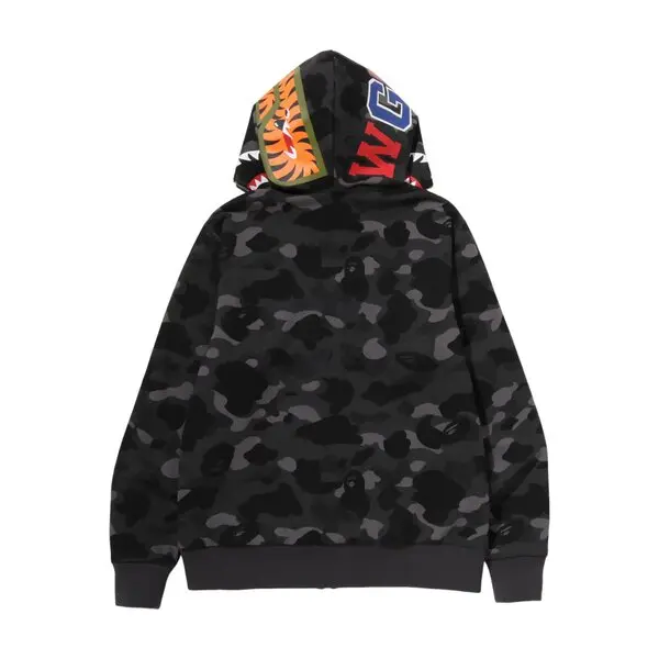 A BATHING APE Reversible Shark Camo Full Zip Hoodie