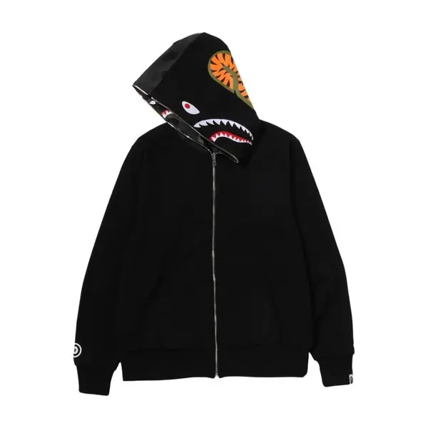 A BATHING APE Reversible Shark Camo Full Zip Hoodie