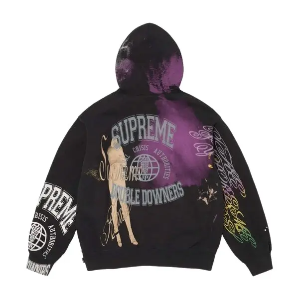 Supreme Ss26 Overprint Hooded Sweatshirt