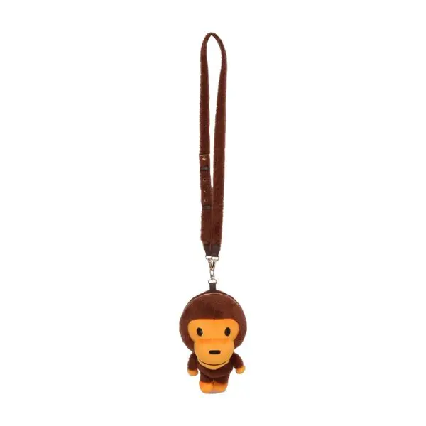 A BATHING APE Baby Milo Plush Doll Shoulder Bag