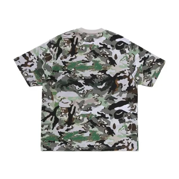 A BATHING APE Hybrid Camo Relaxed Fit T-shirt - Green