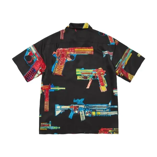 Supreme Ss26 Guns Silk S/s Shirt