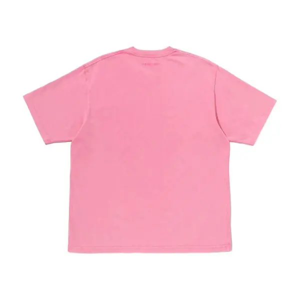 A BATHING APE Garment Dyed One Point Relaxed Fit T-shirt - Pink