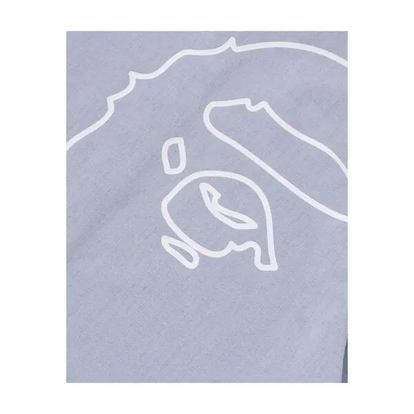 A BATHING APE Big College Shirt - Blue