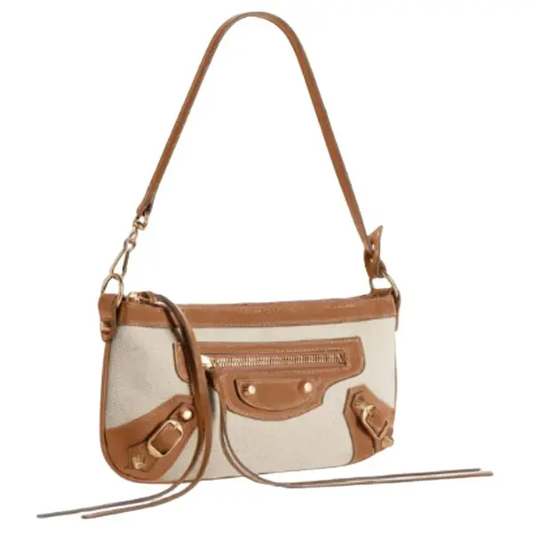 Balenciaga Le City Pouch On Strap 'beige Camel
