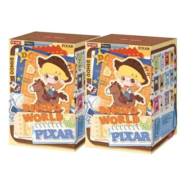 POP MART Dimoo World X Pixar Series Figures Sealed Case - Multi-color