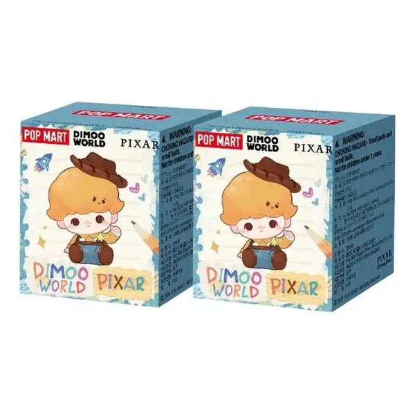 POP MART Pop Bean Dimoo World X Pixar Series Sealed Case