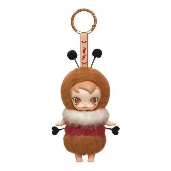 POP MART Baby Molly Buggy Roam Series Vinyl Plush Pendant 'sweet Bubble - Multi-color