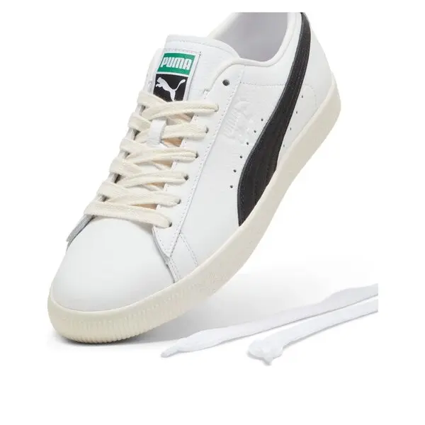 PUMA Clyde Leather 'white Black