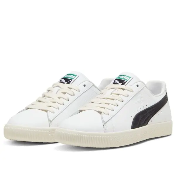 PUMA Clyde Leather 'white Black