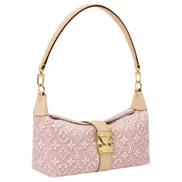 LOUIS VUITTON Pochette Mia Textile Shoulder Bag