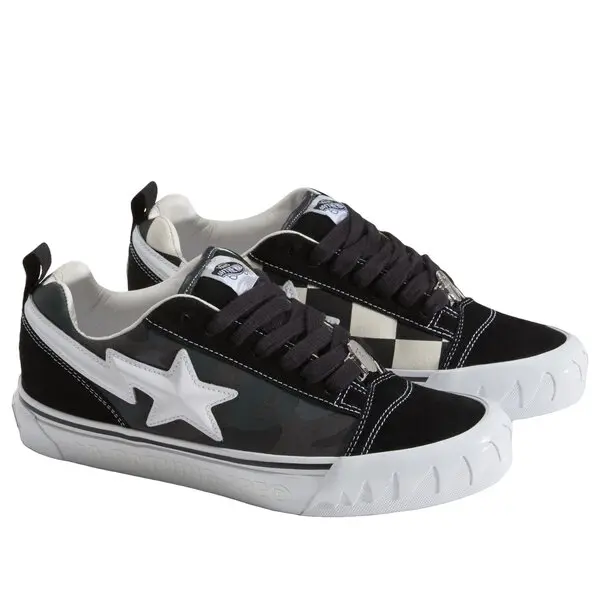 VANS X Bape Premium Knu Skool 'camo Black
