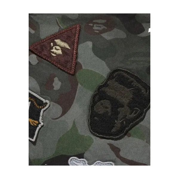 A BATHING APE Hybrid Camouflage Patch Jacket