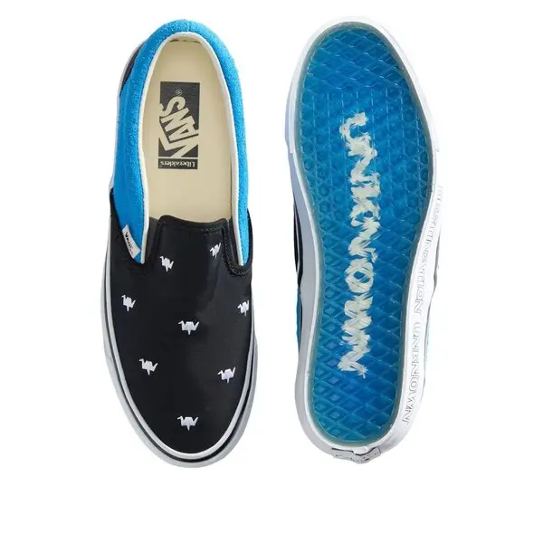 VANS X Liberaiders Classic Slip-on Sneakers - Black/bright Azure