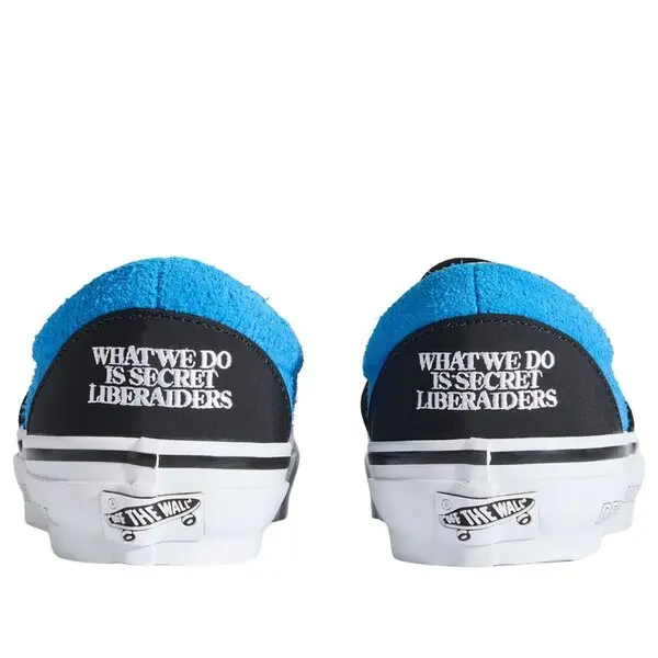 VANS X Liberaiders Classic Slip-on Sneakers - Black/bright Azure