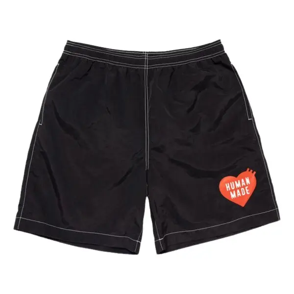 HUMAN MADE Swim Shorts - Black