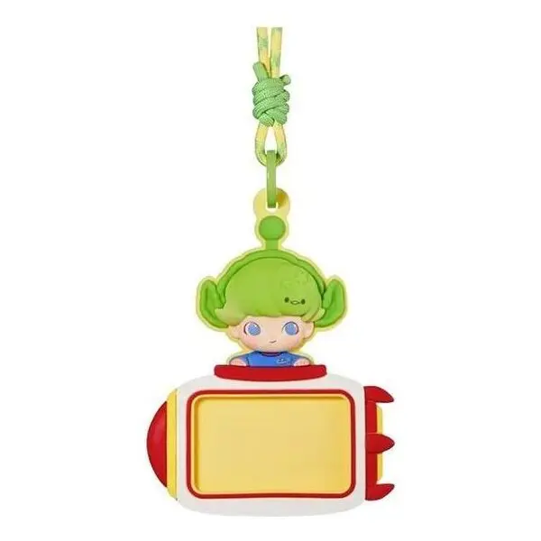 POP MART Dimoo World X Pixar Series Card Holder 'alien' Limited Edition - Multi-color