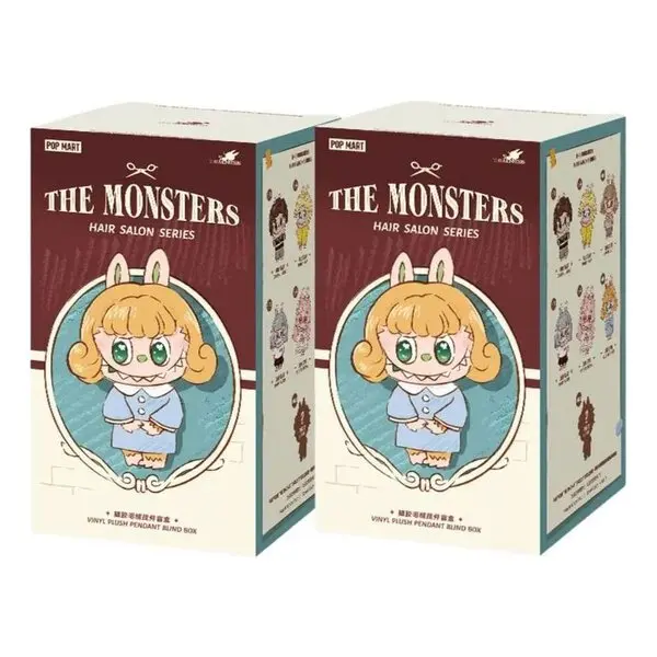 POP MART The Monsters Hair Salon Series Vinyl Plush Pendant Sealed Case - Multi-color