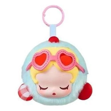 POP MART Pop Bean Island Vacation Series Earphone Case 'skullpanda Summer Heartbeat - Multi-color