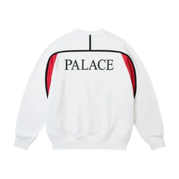 PALACE Scrum Crew Sweatshirt - White