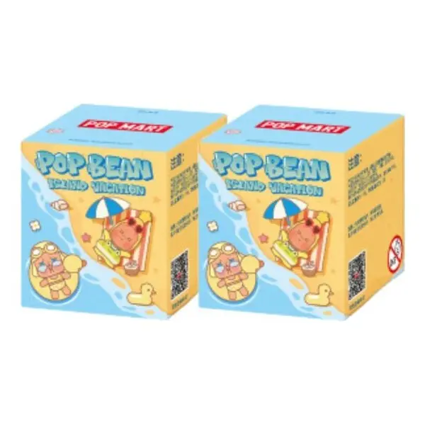 POP MART Pop Bean Island Vacation Series Fridge Magnet Sealed Case - Multi-color
