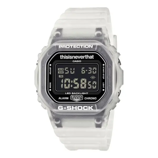Casio G-shock Digital Watch - Silver/white
