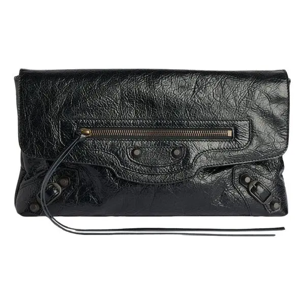 Balenciaga Le City Clutch - Black