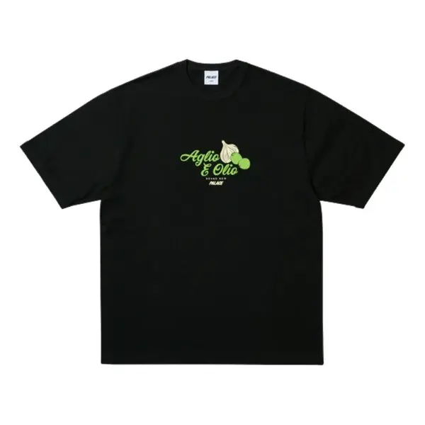 PALACE Aglio E Olio Ringer T-shirt - Black