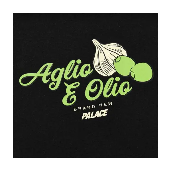 PALACE Aglio E Olio Ringer T-shirt - Black