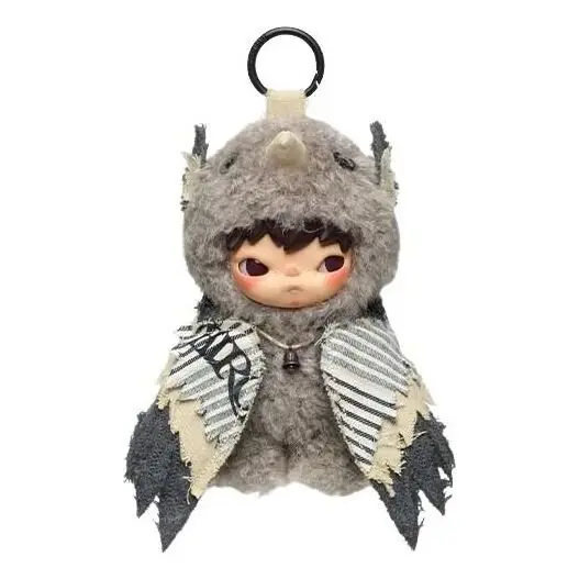POP MART Hirono Mist-walker Series Plush Doll Pendant 'the Tempered Aegis' Limited Edition - Multi-color