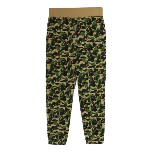 A BATHING APE Abc Camo Sweat Pants - Green