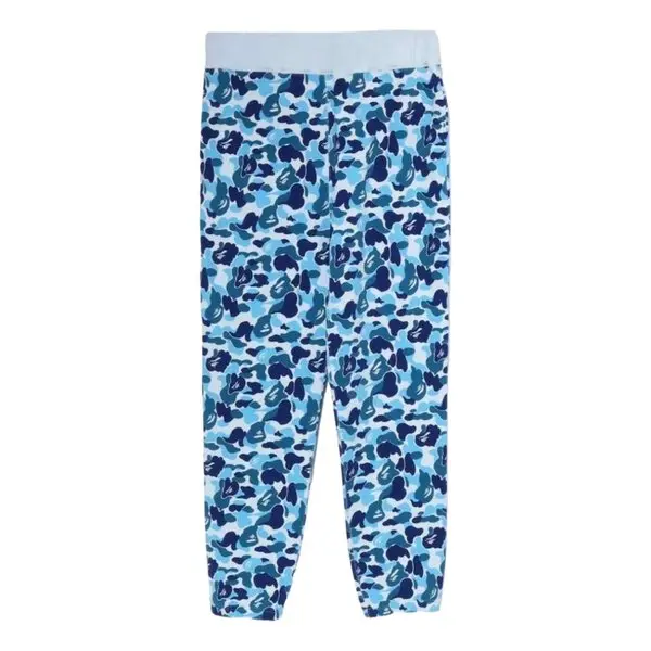 A BATHING APE Abc Camo Sweat Pants - Blue